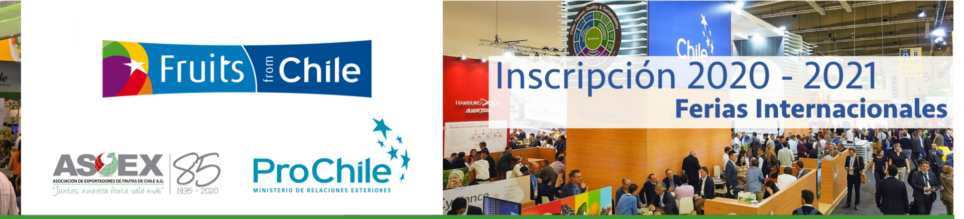 Convocatoria Ferias 2020-21 | Fruits From Chile